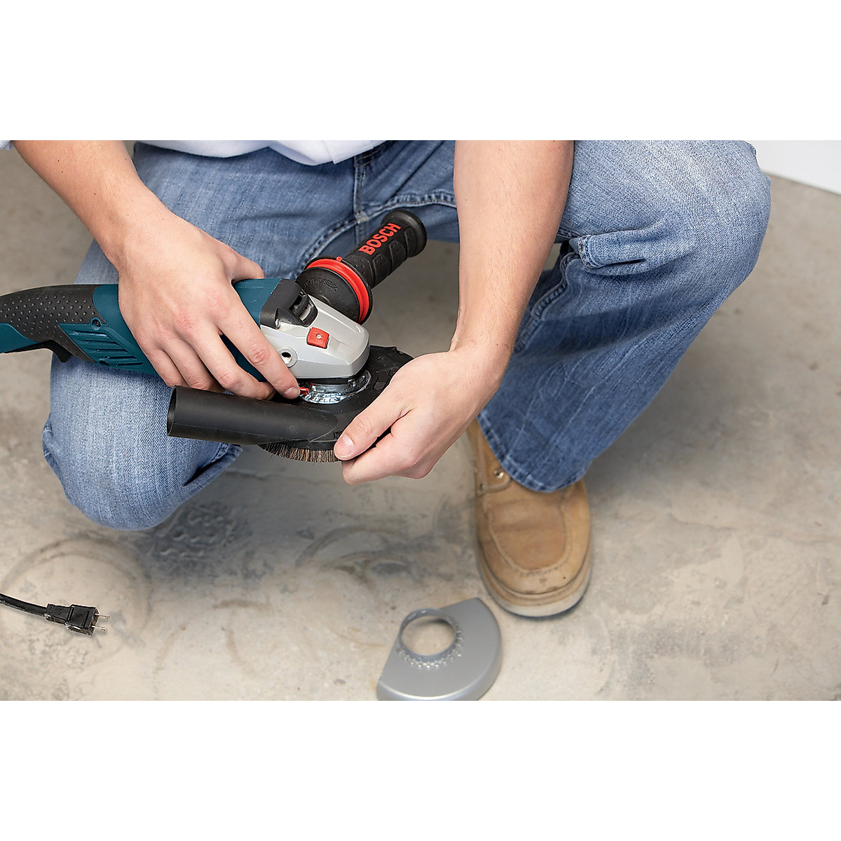 BOSCH 18SG-5E Small Angle Grinder Concrete Surfacing Attachment Blue