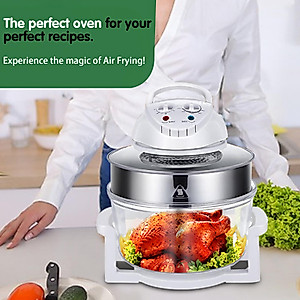 17L Air Fryer By Gagalayong, Turbo Portable Air Fryer, Infrared Convection, Electric Large Halogen Oven Countertop,Cooking 360°Heating Prepare Quick Healthy Meals, French Fries Oven Roaster