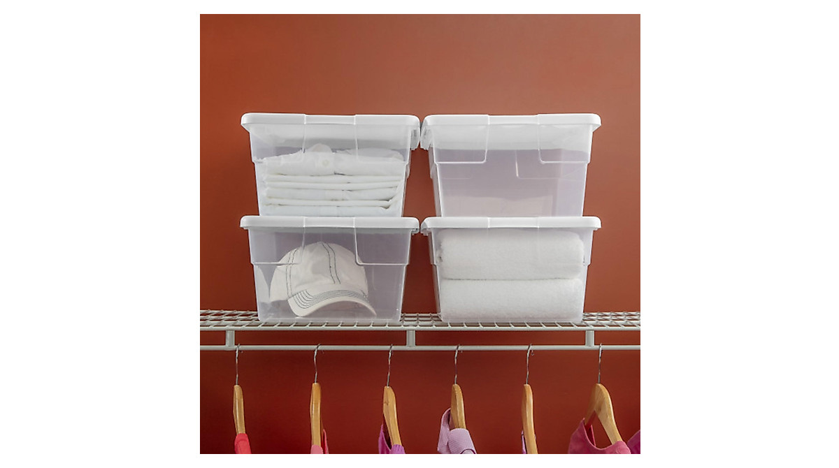 Sterilite 16 Quart Storage Boxes - 12-Pack for Home & Garage