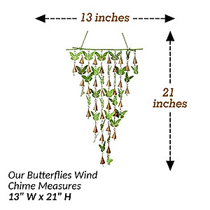 Ancient Graffiti ANCIENTAG1109 Shimmering Bells Butterflies (Set of 1)