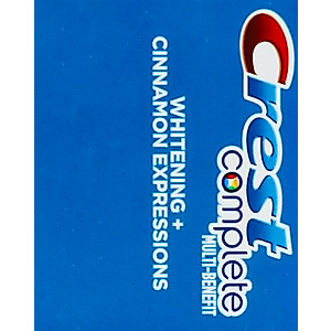 Crest Whitening Expressions Fluoride Anticavity Toothpaste, Cinnamon Rush, 6 oz