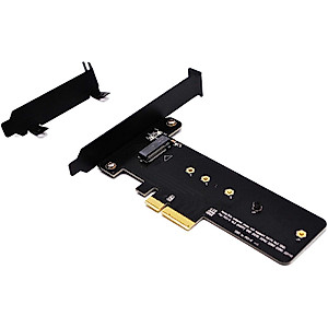 EZDIY-FAB PCI Express M.2 SSD NGFF PCIe Card to PCIe 4.0 x4 M2 Adapter (Support M.2 PCIe 22110,2280, 2260, 2242)