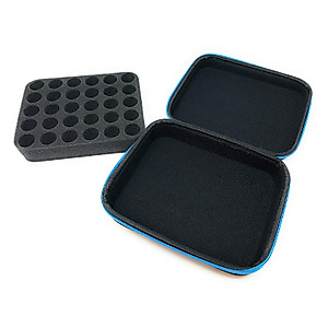 Pixiss 2 Pack Alcohol Ink Storage Carrying Case Organizer, Stores 30x 0.5-Ounce Bottles of Alcohol Ink, Stickles, Glossy Accents or Reinkers, Travel Case (Ink not Included)