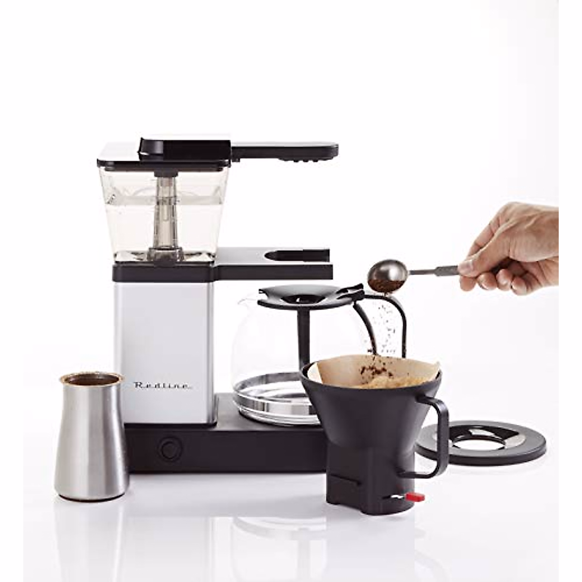 Redline MK1 Coffee Brewer (195-205 Optimum Brew Temperature, Pre-Infusion Mode Included).