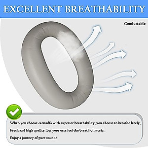 Adhiper Earpad Replacement WH-1000XM2 Earmuffs Ear Pads and Repair Part is Compatible for Sony WH1000XM2 MDR-1000X Headphones (Champagne Gold)