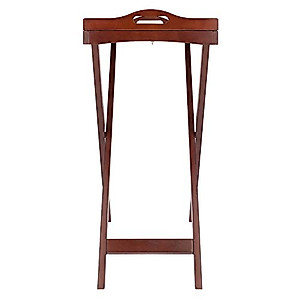 Winsome 94422 Folding Butler Tray Table, Antique Walnut