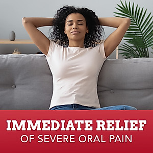 Orajel 4X for Toothache & Gum Pain: Severe Cream Tube 0.33oz- From Oral Pain Relief Brand
