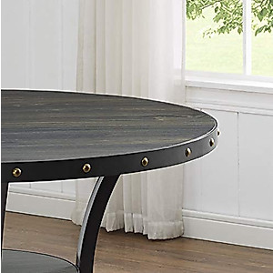 Roundhill Furniture Biony Collection Counter Height Dining Table,