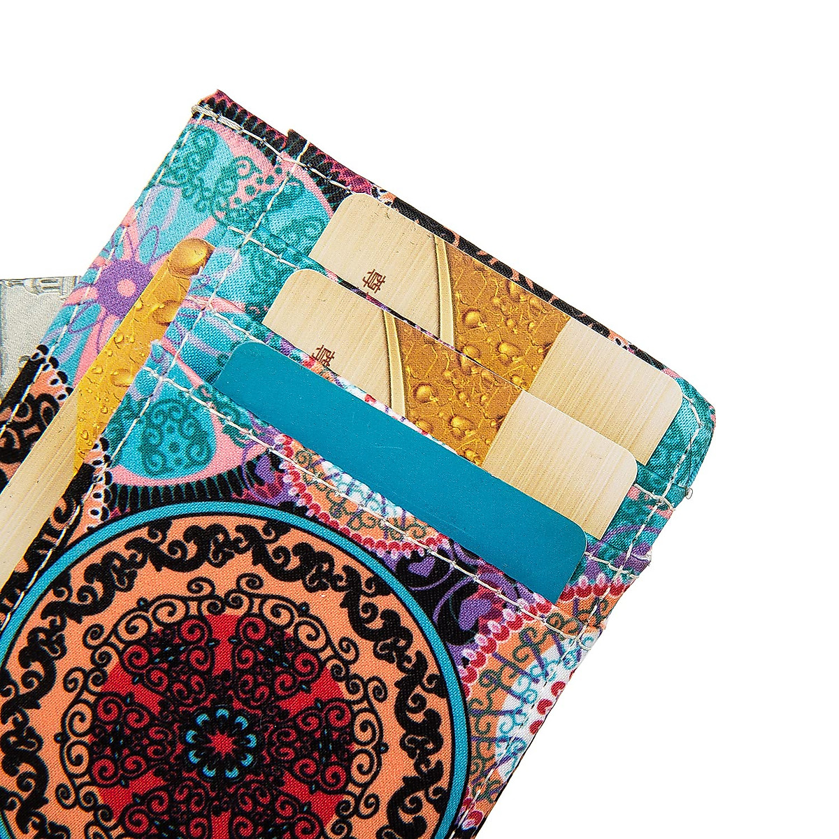 LOVESHE RFID Blocking credit card holder for Women(SunFlower)