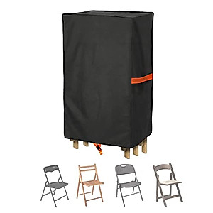 Aaaspark Waterproof Polyester Storage Bag for Plastic, Resin, and Wood Folding Chairs Oxford Cloth Chair Cover Chairs Storage Bag - 1 Pack