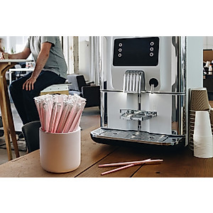 [500] Cocktail Plastic Straws Stirrers, Individually Wrapped (Paper Wrapped), These are 5.75" BPA Free Disposable Colored Cocktail/Coffee Stir Sticks