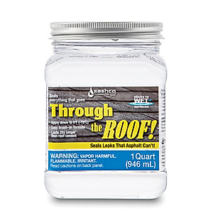 Sashco Quart Clear Roof Sealant,14003