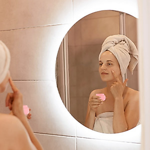 Silicone Travel Containers,3 Pack 20ml Silicone Cream Jars Makeup Sample Containers with Lids Portable Leakproof Jars For Cream Lotion Shampoo