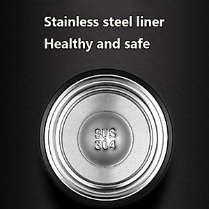 MADASD Insulated Coffee Cup for Tesla Model Y,Insulated Coffee Tumbler Stainless Steel to Go for Hot/Ice Coffee Tea with Seal Lid nsulated Beverage Containers,Black