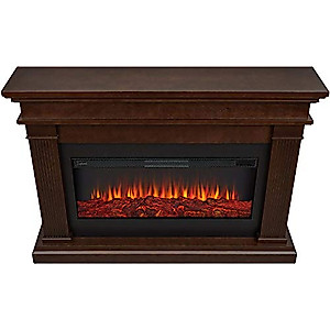 Beau 59" Landscape Electric Fireplace in Dark Walnut by Real Flame