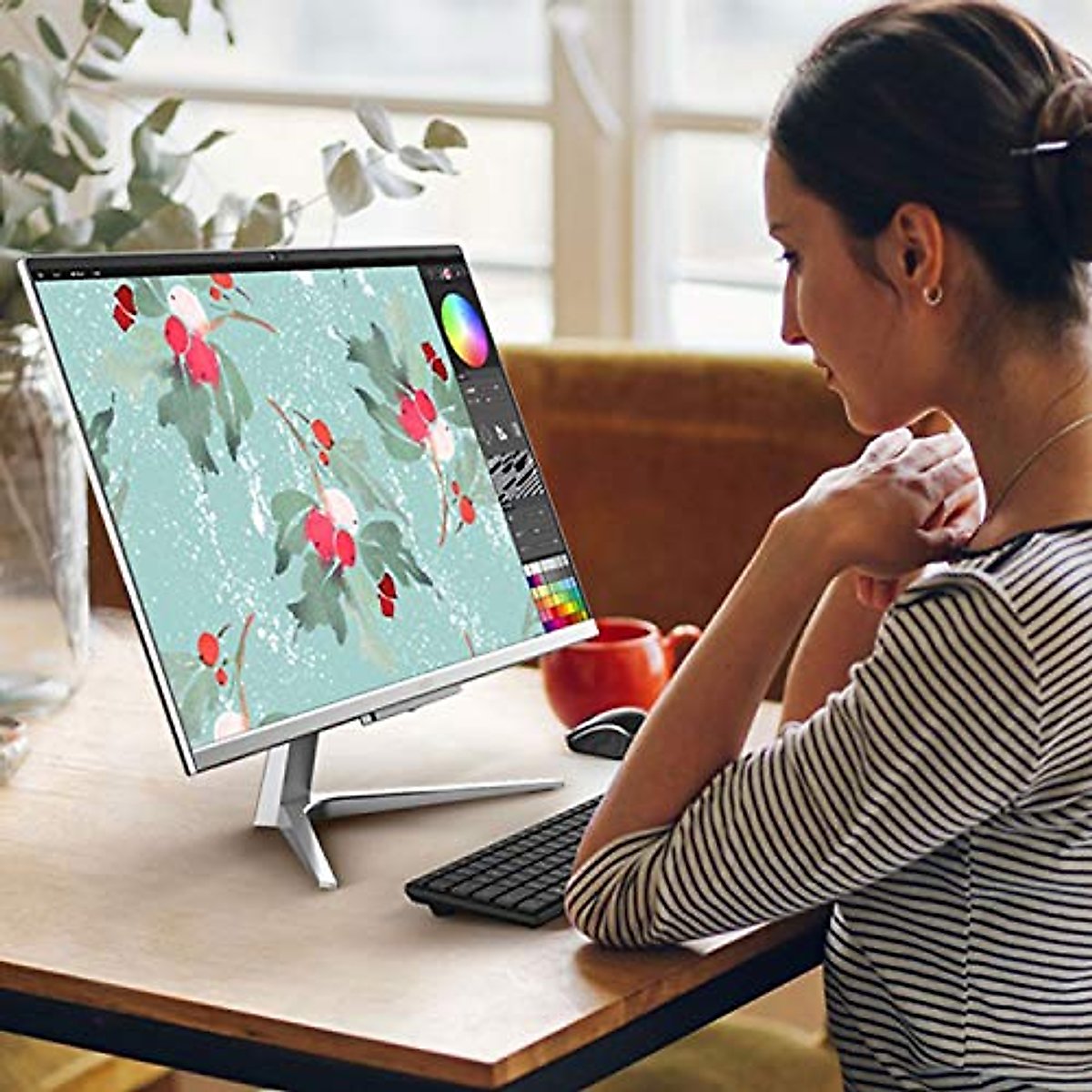 Acer Aspire C27-962-UR11 AIO Desktop, 27" Full HD Display, 10th Gen Intel Core i5-1035G1, NVIDIA GeForce, MX130, 12GB DDR4, 512GB SSD, 802.11ac WiFi, Wireless Keyboard and Mouse, Windows 10 Home