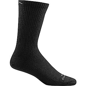 Darn Tough Tactical Micro Crew Cushion Socks (T4066) Unisex – (Black, Medium)