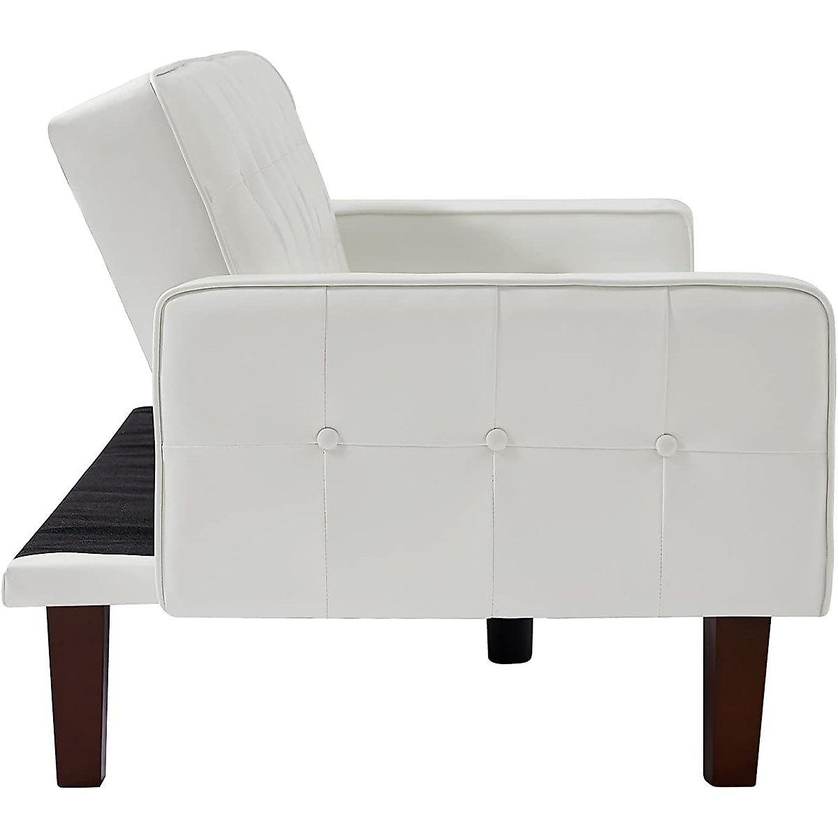 FANYE White PU Leather, Twin