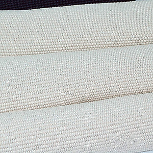 UKELER Montessori Mat for Nursery Preschool Kindergarten Soft Baby Play Mat Cotton Working Rug for Toddlers Babies Children, 27.5''×43.3'', Off-White