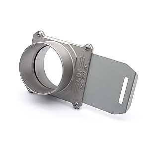 POWERTEC 70326 Blast Gate 4 Inch, w/Anti Clog and Air Leak Seal for Dust Collection