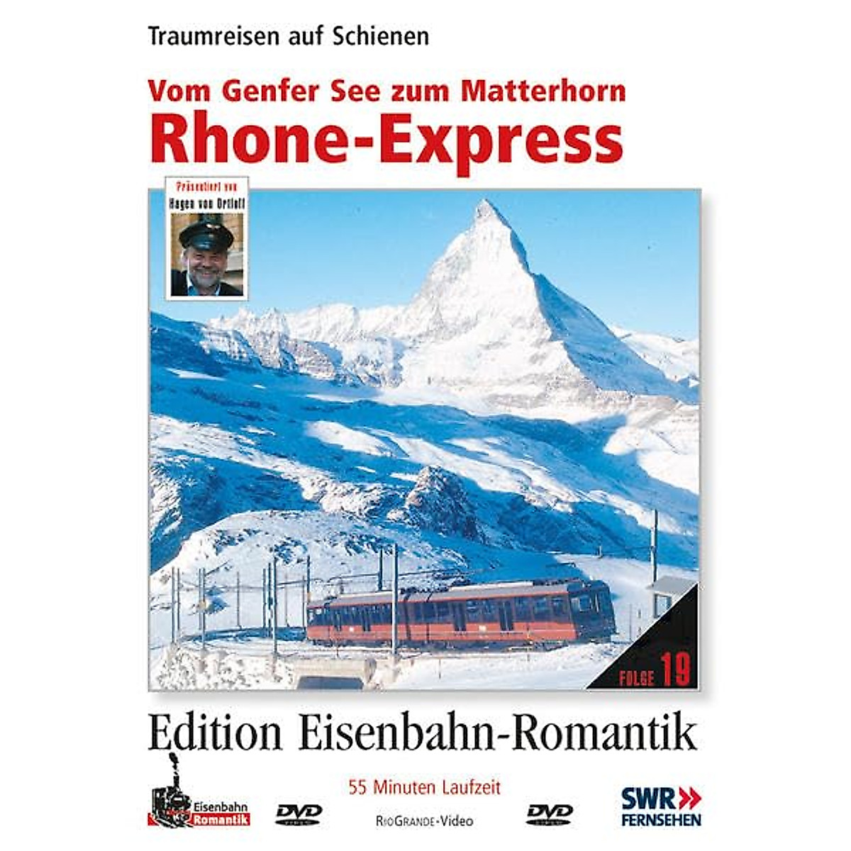 Rhone-Express - Vom Genfer See zum Matterhorn - Traumreisen auf Schienen - Edition Eisenbahn-Romantik - Rio Grande [DVD]