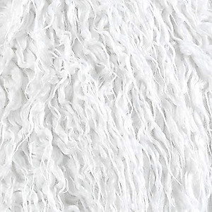 Lush Decor Luca Decorative Throw Pillow, 18" X 18", White