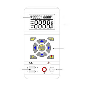 Tekpower TP3016M Portable Handheld Variable DC Power Supply with USB Port 0.3V - 12V @ 0-3.75A or 0.3V-30V@ 1.6A with VC and CC Control