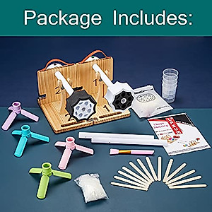 Double 2 Cup Turner Spineer for Crafts,Epoxy Resin 2 Tumbler Spinner Machine Kit,DIY Glitter Epoxy Tumblers