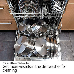 Cristel Strate Stewpan, 5.5 quart, Silver