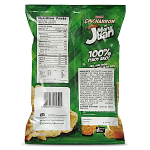 Jack'n Jill Chicharron Ni Mang Juan 3.17 Oz / Pack of 2 (Sukang Paombong ( Vinegar Flavour))