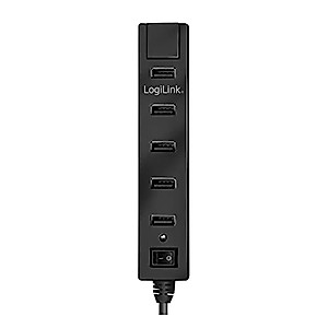 Logilink UA0124 USB 2.0 Hub 7-Port with On/Off Switch