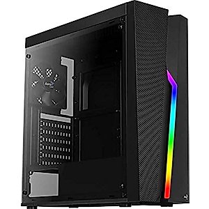 AeroCool Bolt-G-BK Tempered Glass RGB Mid Tower
