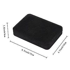 Large Velvet Jewelry Set Box, Big Necklace and Ring Earring Pendant Gift Box, Pearl Necklace/Chunky Necklace Jewelry Storage Case (Black)