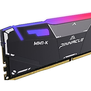 Timetec Pinnacle Konduit RGB DDR4 3600MHz PC4-28800 CL18-22-22-42 XMP2.0 Overclocking 1.35V Compatible for AMD and Intel Desktop Gaming PC Memory Module RAM (RGB Black, 64GB KIT(4x16GB))