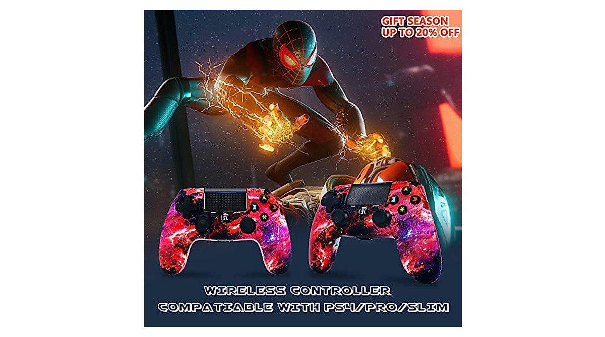 Wireless PS4 Controller - Galaxy Nebula Design