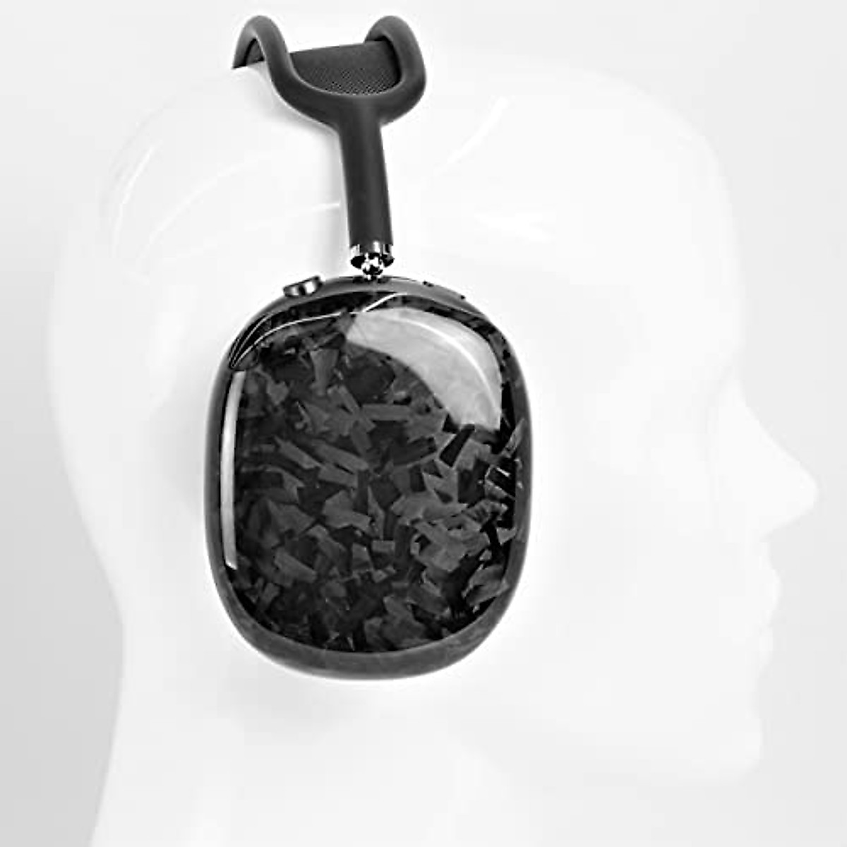 Foam Masters Genuine Forged Carbon Fiber Case for AirPods Max - Extreme Slim (Forged Glossy)