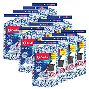 O-Cedar MicroTwist MAX Microfiber Refill (Pack of 12)