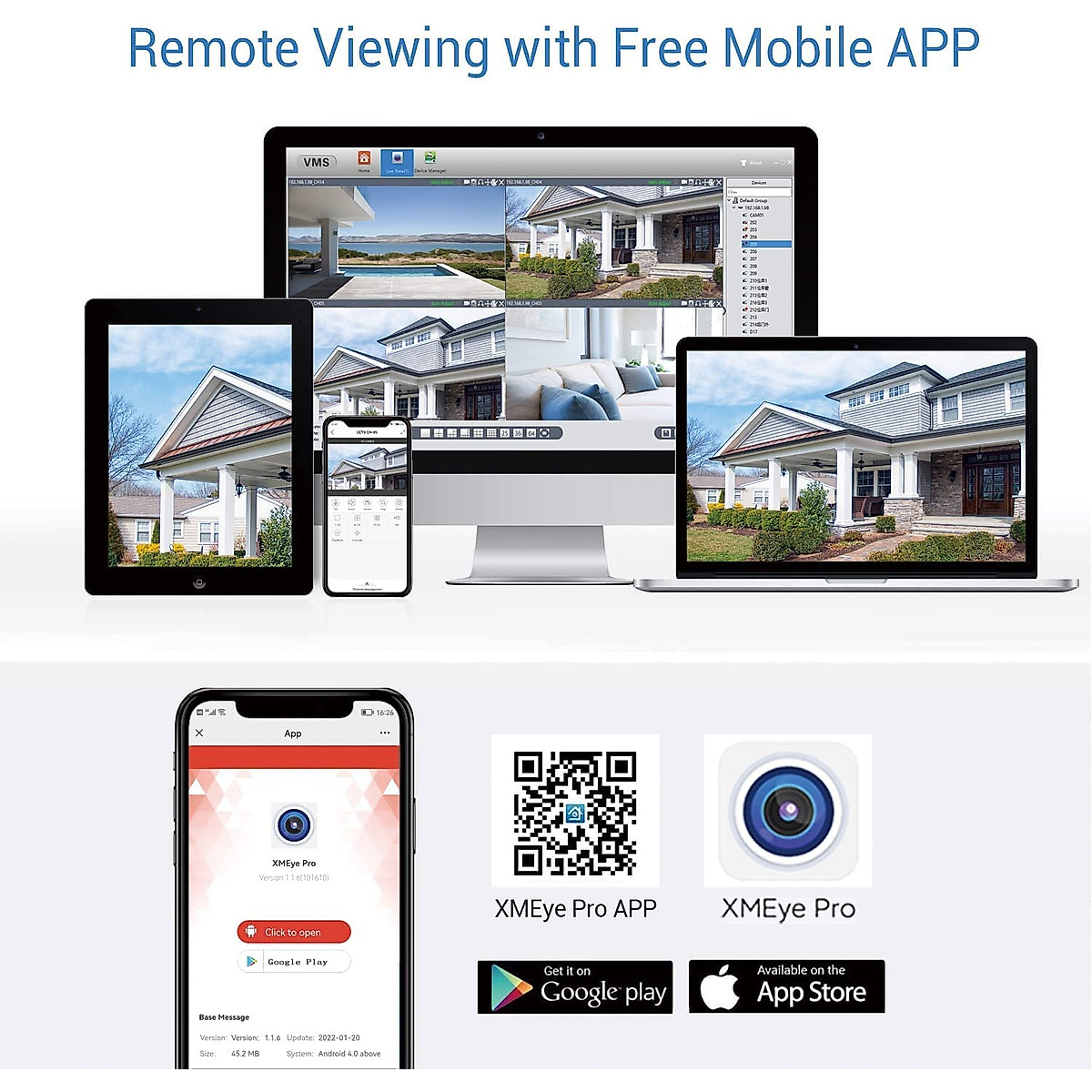 Seculink 8-Channel 5MP Lite 5-in-1 AHD Digital Video Recorder H.265+ Super HD DVR Motion Detection Cloud P2P Remote Access