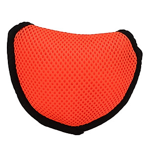 Golf Head Cover Protector Bag, Portable Washable Mallet Putter Protector Bag Woven Durable with Fastening Tape for Protecting Club(Orange)