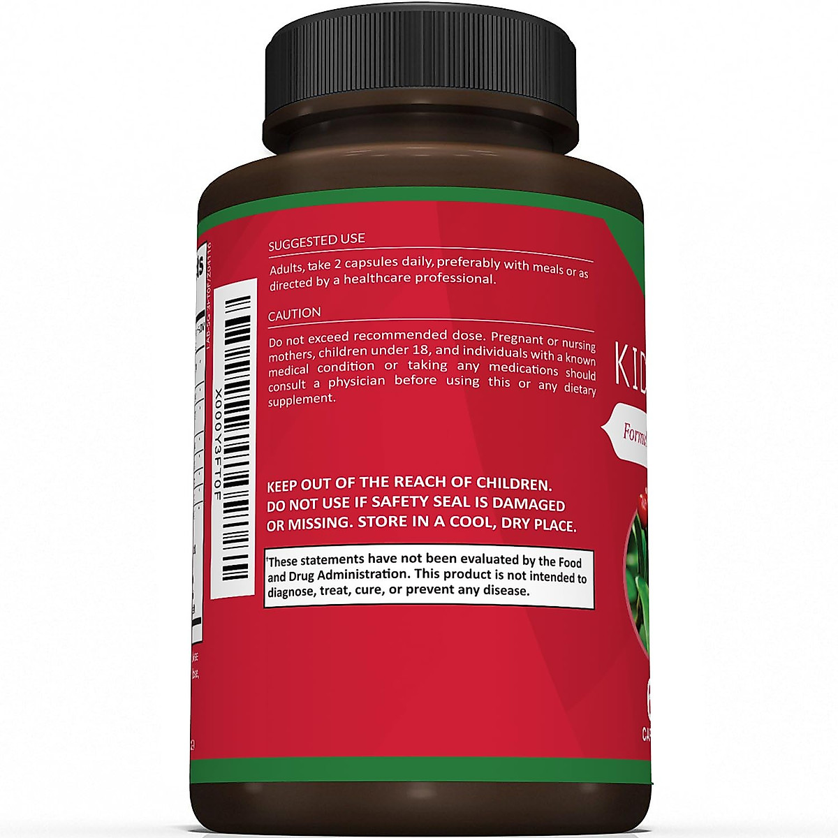 Premium Kidney Cleanse Supplement – Powerful Kidney Support Formula with Cranberry Extract Helps Support Healthy Kidneys & Urinary Tract Support– 60 Vegetarian Capsules