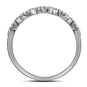 14kt White Gold Womens Princess Diamond Halo Bridal Wedding Engagement Ring Band Set 1.00 Cttw