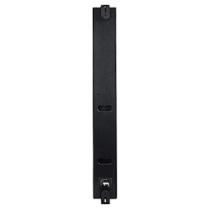 Sound Town Passive Wall-Mount Column Mini Line Array Speaker with 8 x 5” Woofers, Black for Live Event, Church, Conference, Lounge (CARPO-V10B)