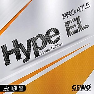GEWO Hype EL Pro 47.5 - Table Tennis Rubber, 2.1 mm Red
