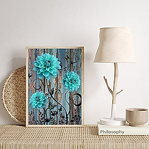 DAICHEL Cross Stitch Kits for Adults - Stamped Crossstitching Kits Preprinted 11 Count Cross-Stitch Kit for Beginner, 11CT Prestamped Easy Pattern Needlepoint Kits Crafts for Decor 11.8x15.7inch