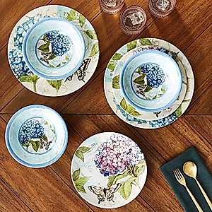 Certified International Hydrangea Garden Dinnerware, Dishes, Multicolor
