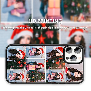 Personalized Multiple Pictures/Photos Customized Gift Custom Phone Case for iPhone 15 14 13 Pro Max Mini 12 11 Samsung S23 S22 S21 S20 FE Ultra Plus Note 20 10 A53 A03S A02S A13 A32 A51 A71 Black