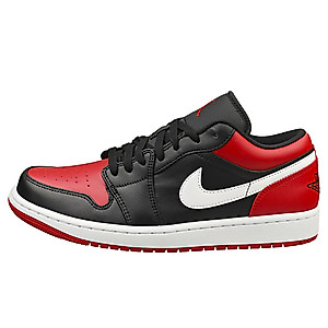 Nike Air Jordan 1 Low Men's Shoes Alternate Bred Toe 553558 066 - Size 11.5 White/Black