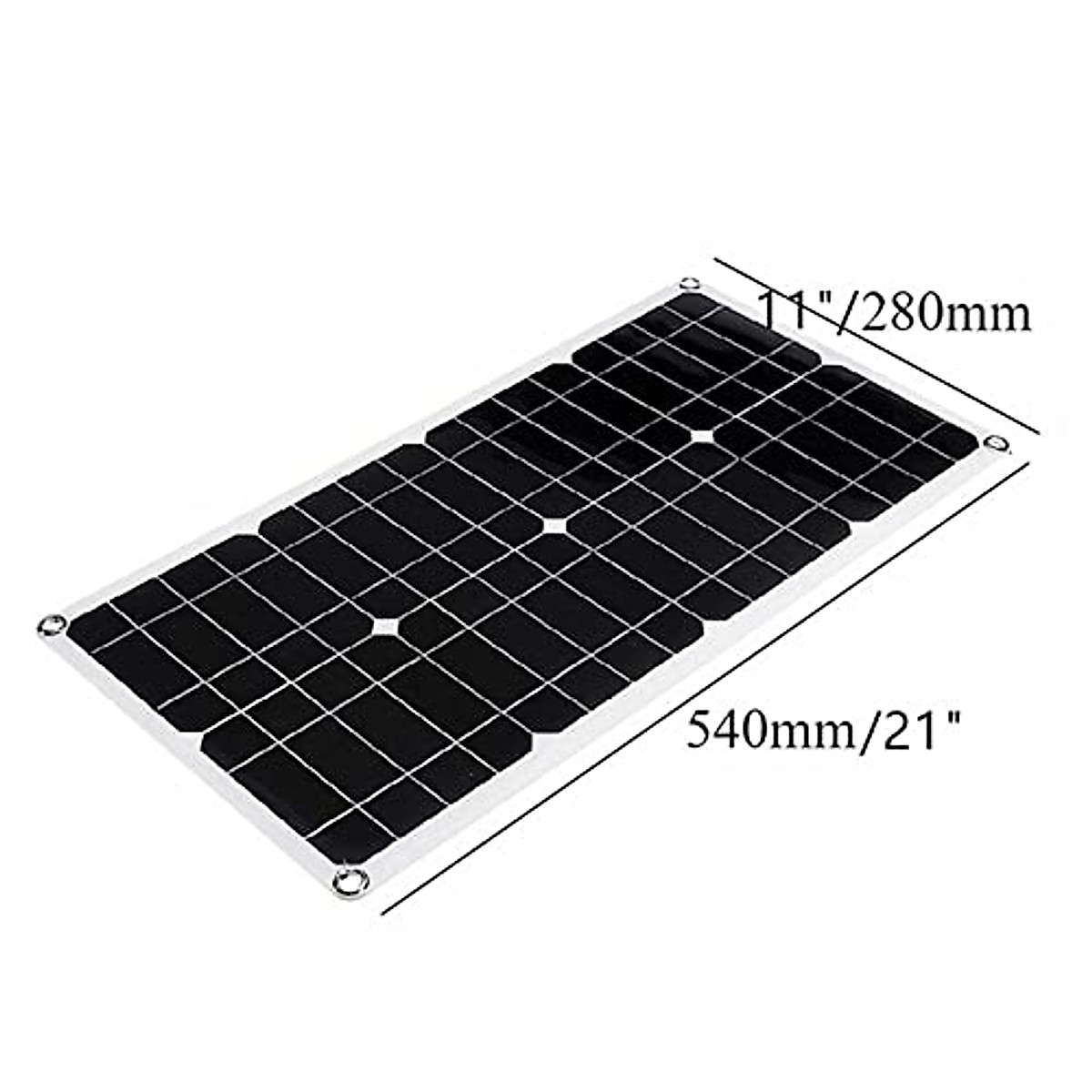 TYJJKDQW 25 Watt 12 Volt Monocrystalline Solar Panel Module Off Grid Charging RV Boat (20AController+1000W 12Vto220V Inverter Kit)