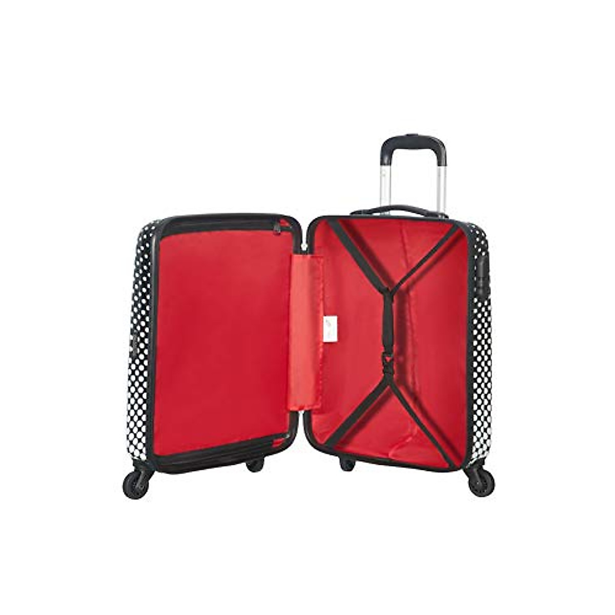 American Tourister Unisex-Adult's Children's Luggage, Multicolour (Minnie Mouse Polka Dot), S (55 cm-36 L)