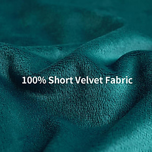 Delynvan Velvet Duvet Cover Queen, 3PCS Soft Fluffy Velvet Comforter Duvet Cover Set Queen Size, Luxury Bedding Velour Duvet Cover Zipper Closure, Queen Peacock Blue (No Comforter)